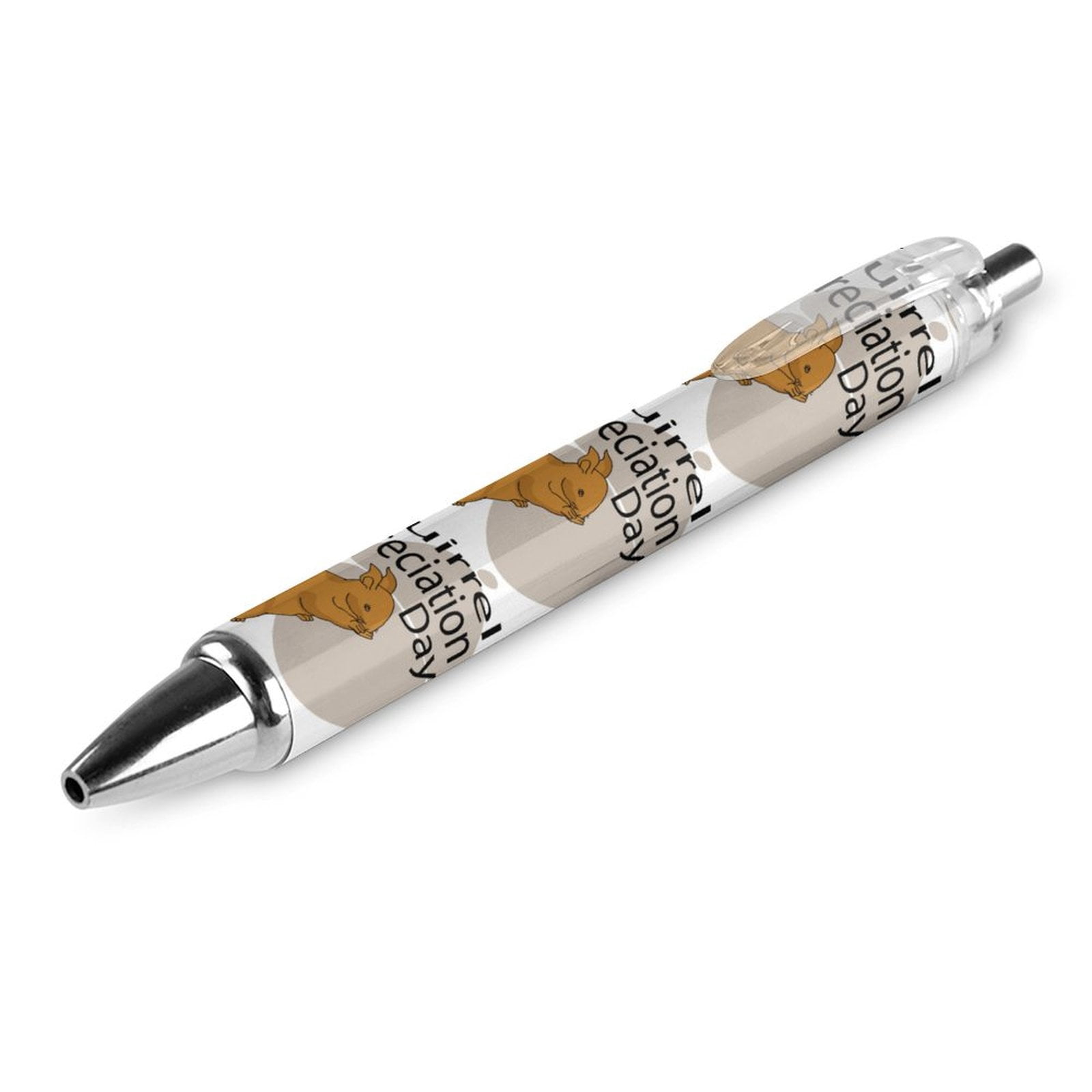 National Squirrel Appreciation Day Ballpoint Pen Retractable Pens Black ...