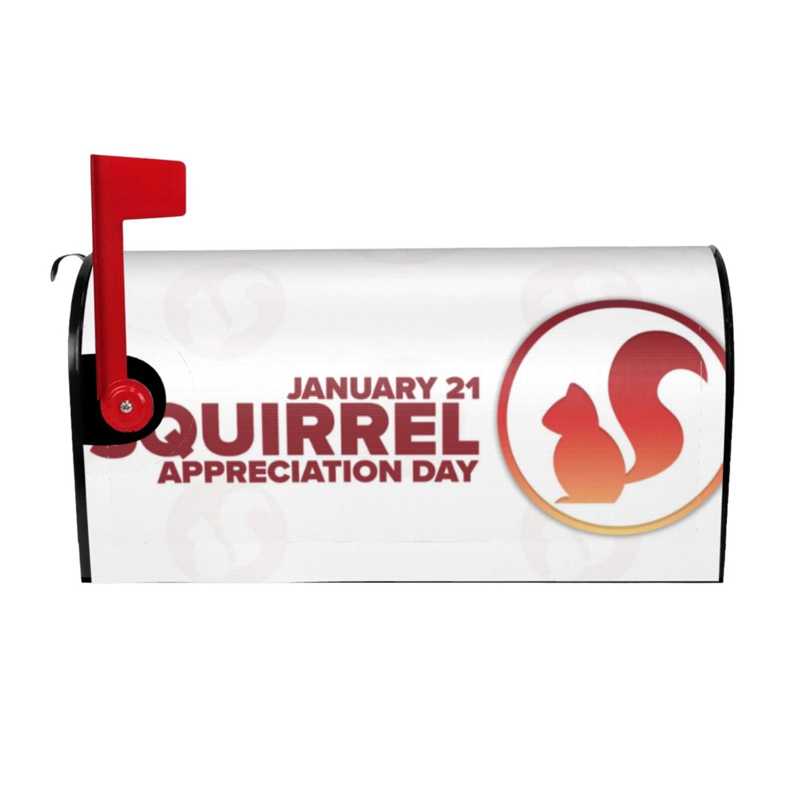 National Squirrel Appreciation Day Magnetic Mailbox Cover Post Box For ...