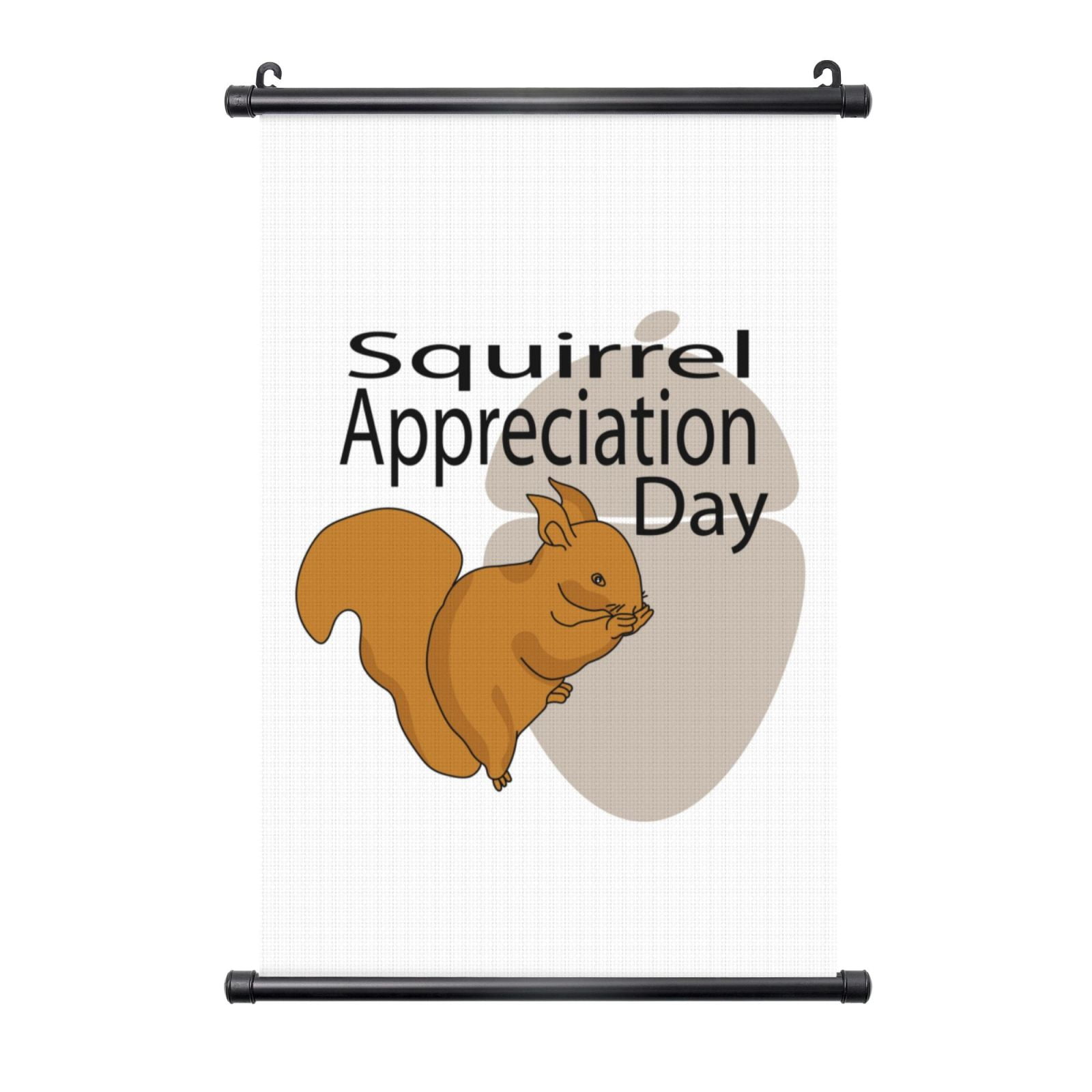 National Squirrel Appreciation Day Poster Wall Art Banner Backdrop ...