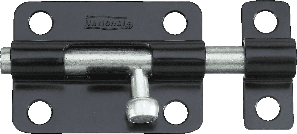 National Steel Door Barrel Bolt - Pack of 2 — Construction & DIY Use ...
