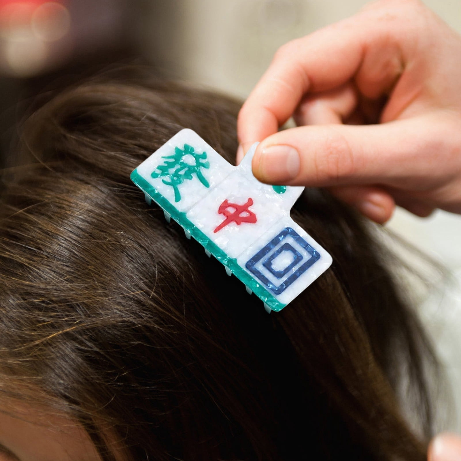 National Style Mahjong Hair Clips Multi-Purpose Professional-Grade Hair ...