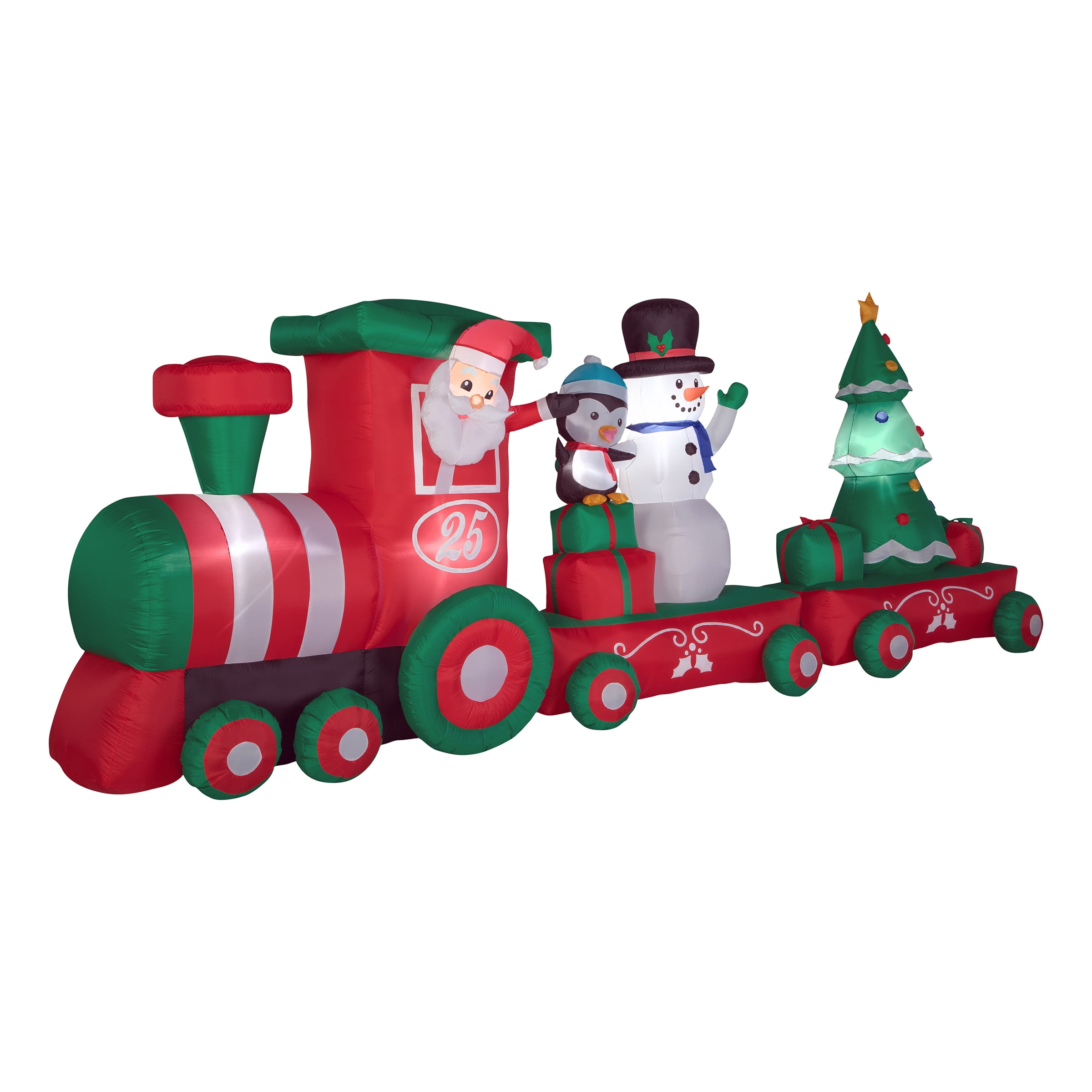 National Tree Company 16 ft. Inflatable Holiday Train - Walmart.com
