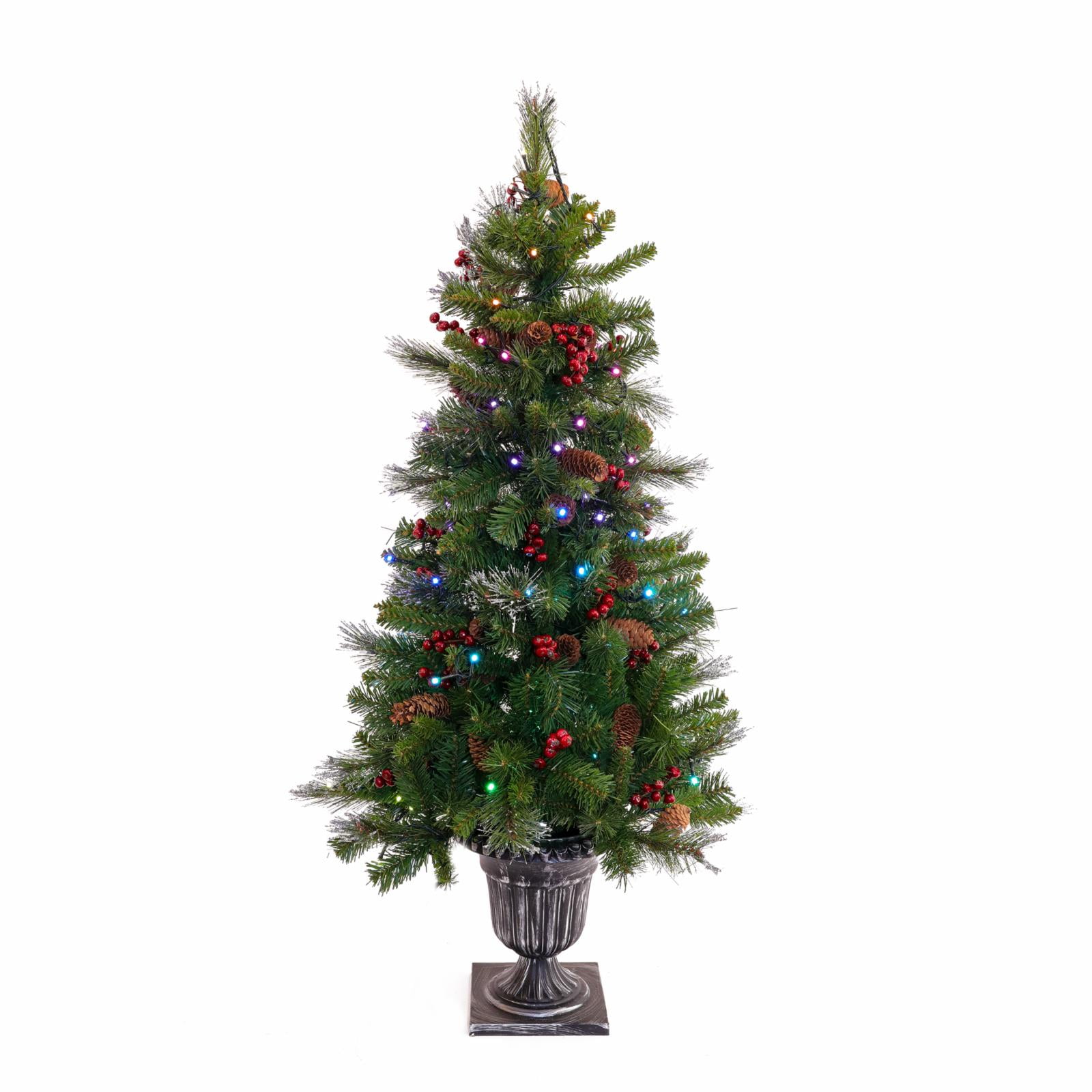 National Tree Company 4 ft. Crestwood® Spruce Entrance Tree with ...
