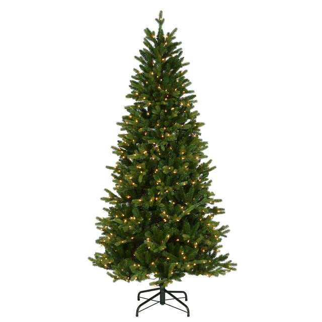 National Tree Company 6.5 ft. PowerConnect Townsend Spruce Slim Tree ...