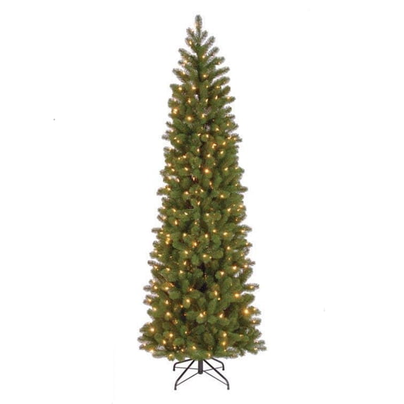 National Tree Company Downswept Slim Douglas Fir 7.5' Christmas Tree ...