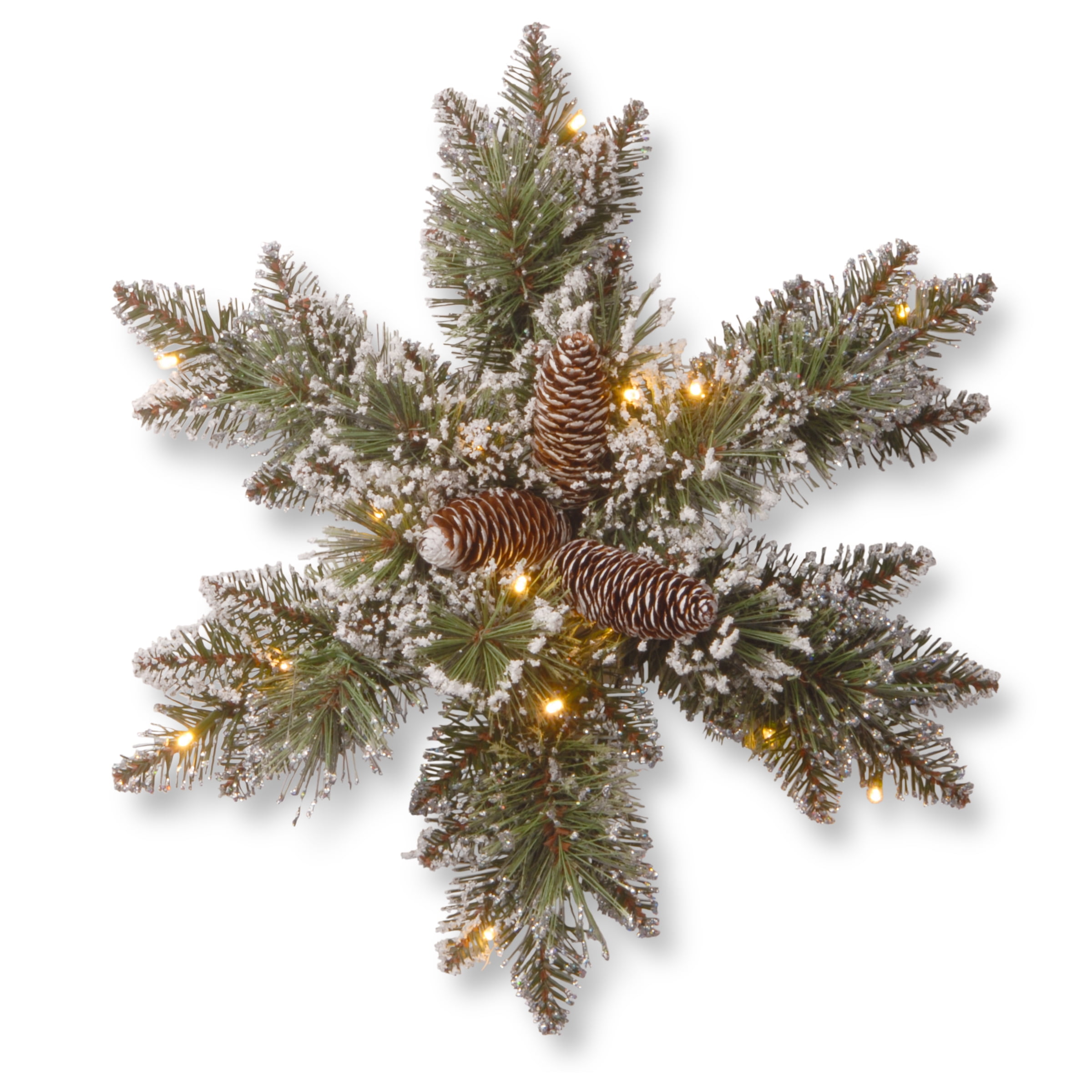 National Tree Company Pre-Lit 18 Inches Decorative Artificial Christmas ...