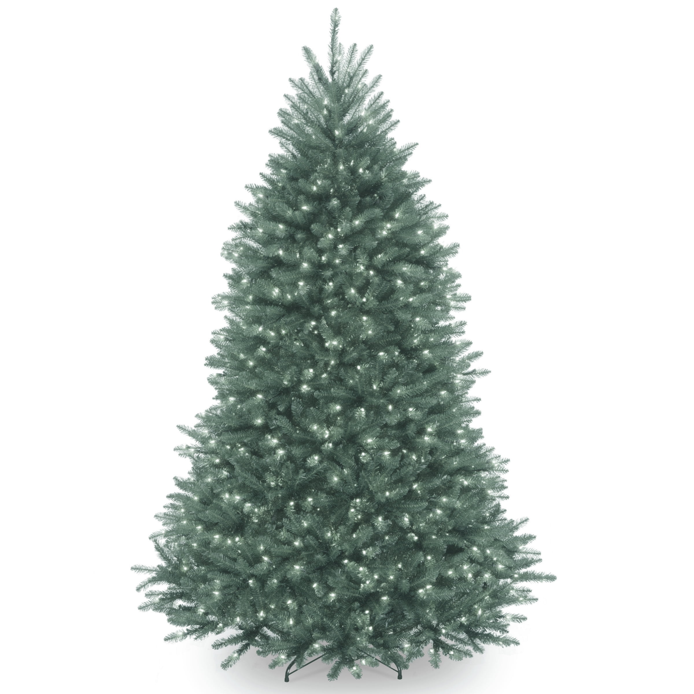 National Tree Company Pre-Lit Artificial Christmas Tree, Blue, Dunhill ...