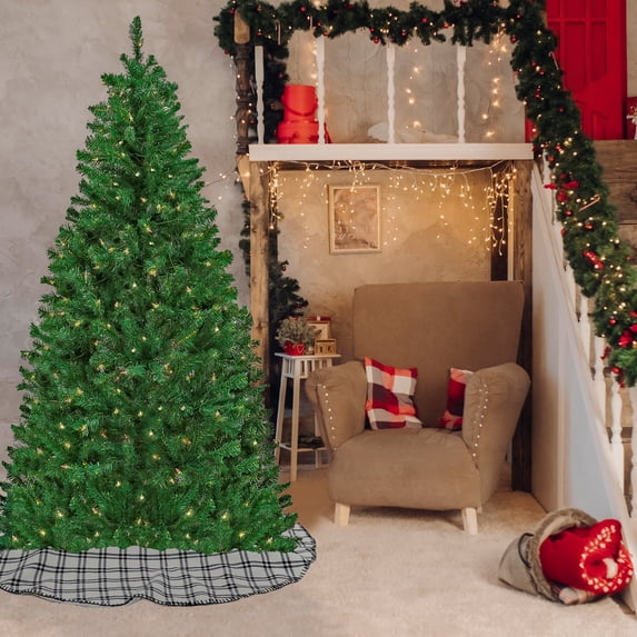 National Tree Company 6 ft. Pre-Lit Artificial Christmas Tree, Green ...
