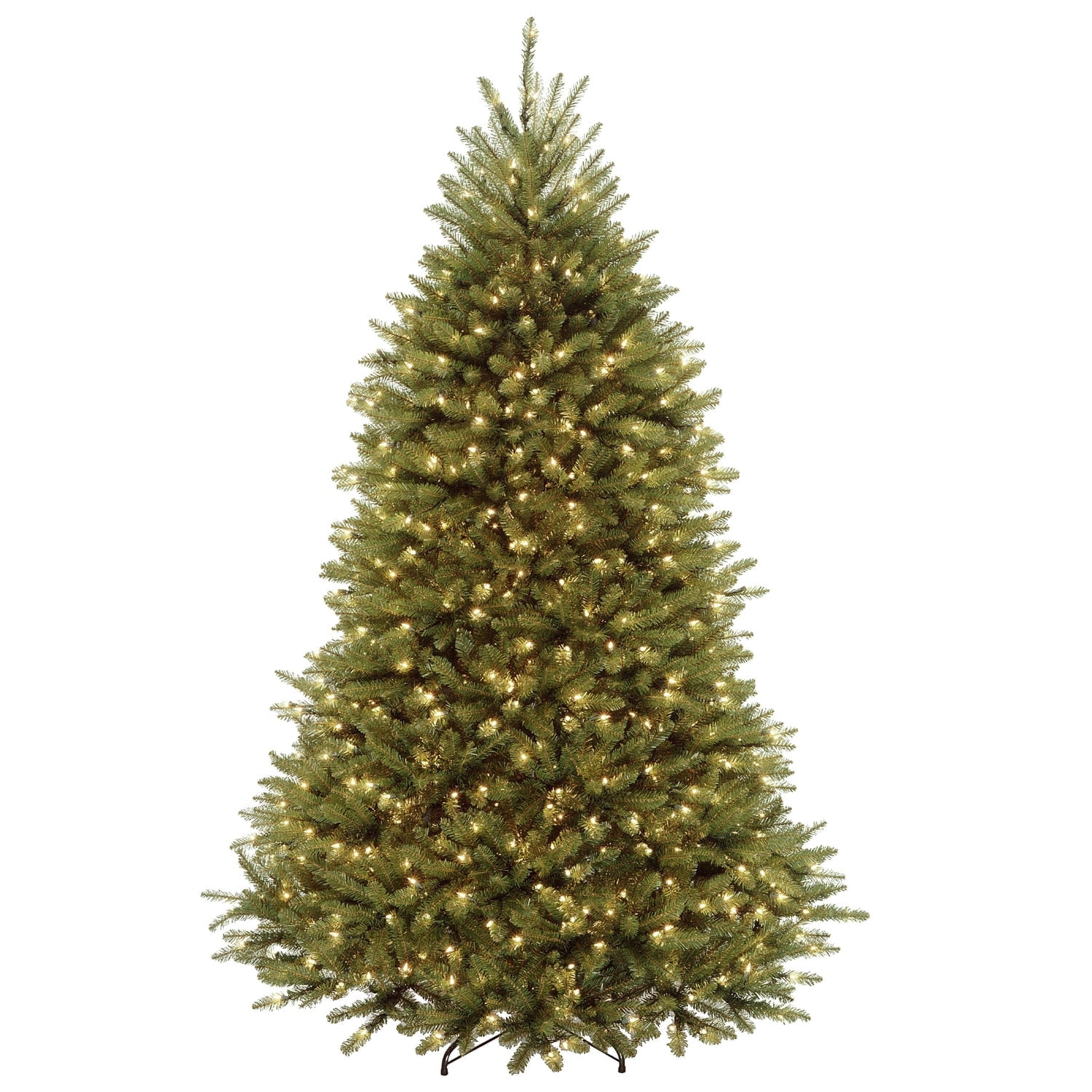 National Tree Company 7.5ft Pre-Lit Dunhill Fir Christmas Tree with ...