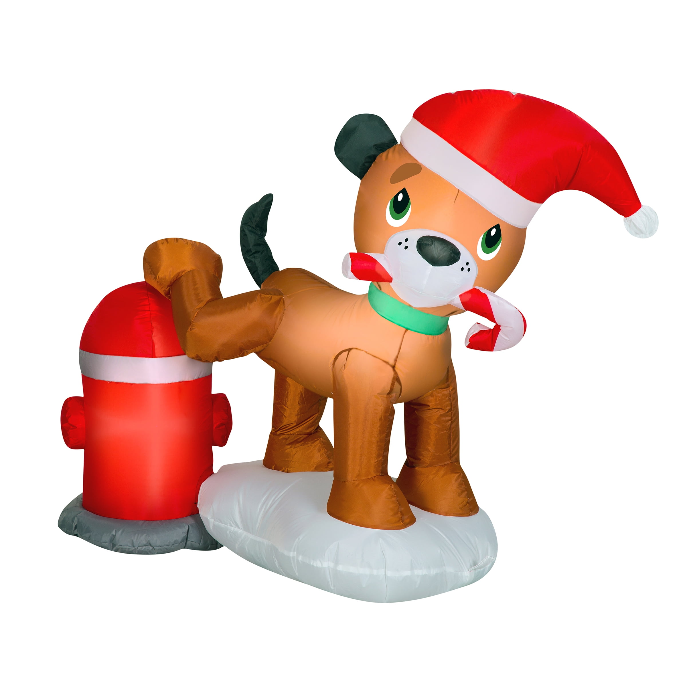 National Tree Company Pre-Lit Christmas Decoration, Inflatable, Brown ...