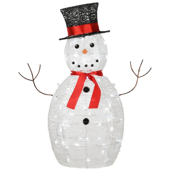 National Tree 10" White Snowman, Set of 2 - Walmart.com