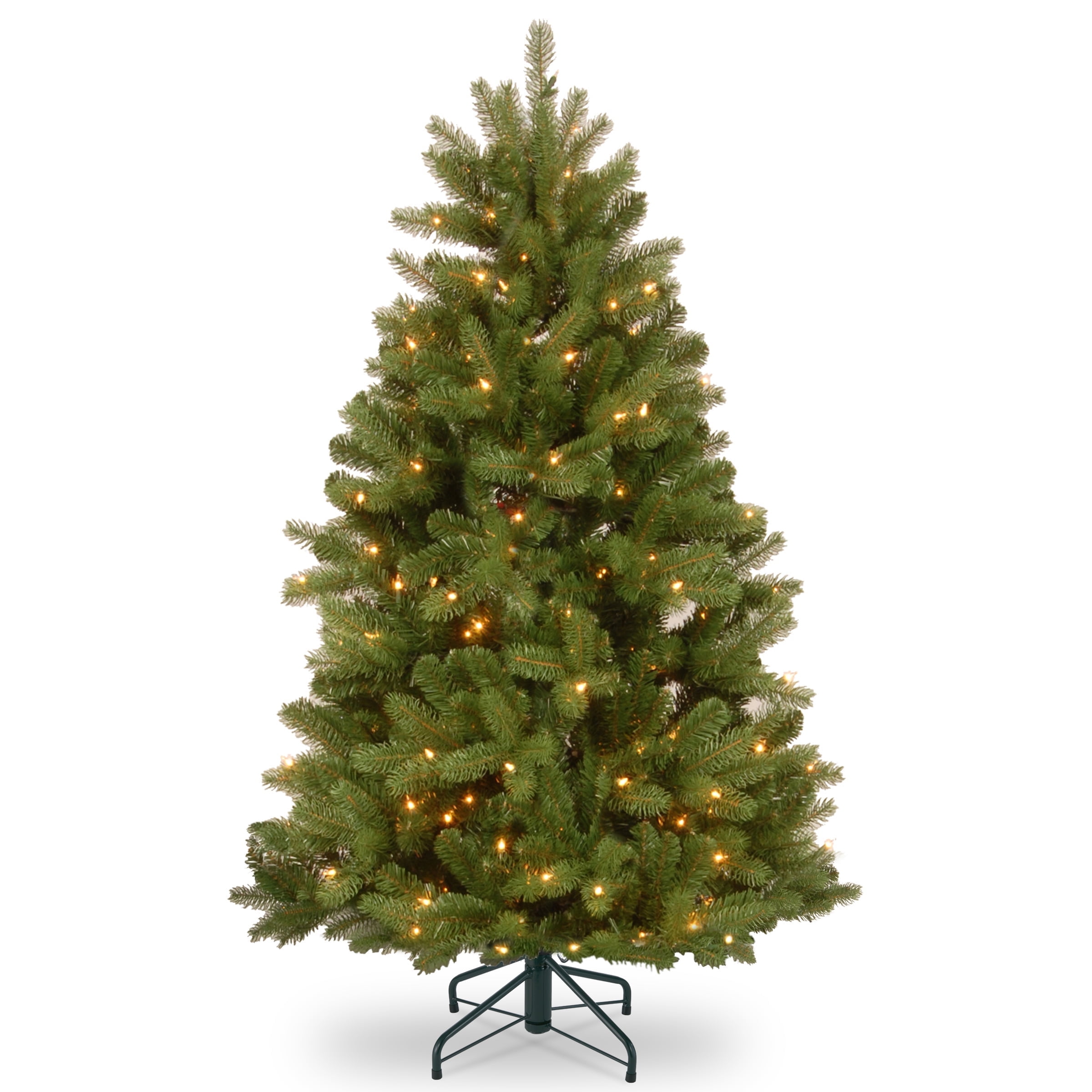 National Tree Company 4.5 ft. Pre-Lit Feel Real® Artificial Christmas ...
