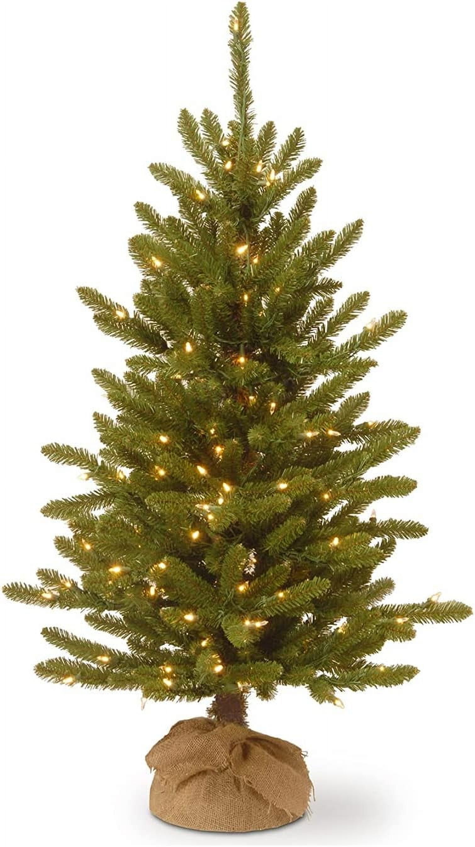 National Tree Company Pre-lit Artificial Mini Christmas Tree | Includes ...