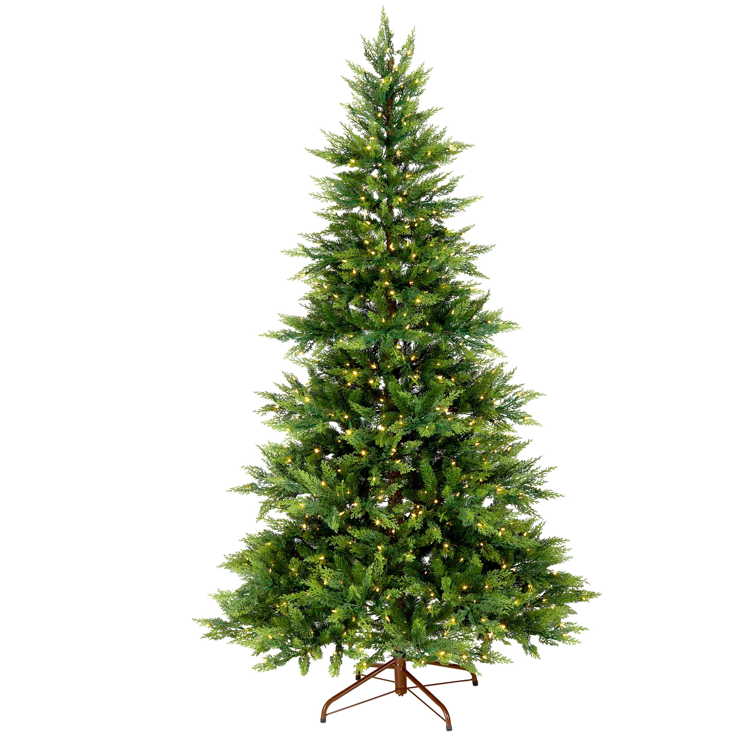 National Tree Company Pre-lit Feel Real® Artificial Christmas Tree ...