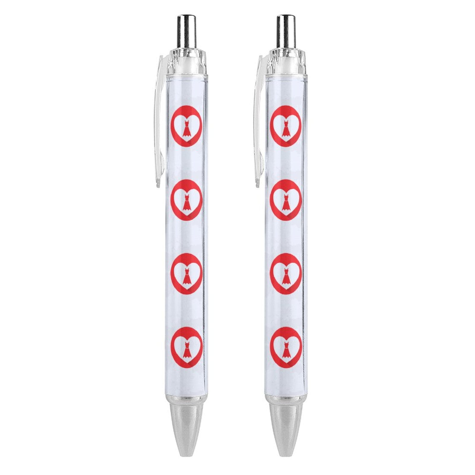 National Wear Red Day Ballpoint Pen Retractable Pens Black Writing Pen ...
