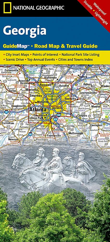 National geographic guidemaps: georgia - folded map: 9781597754163 ...