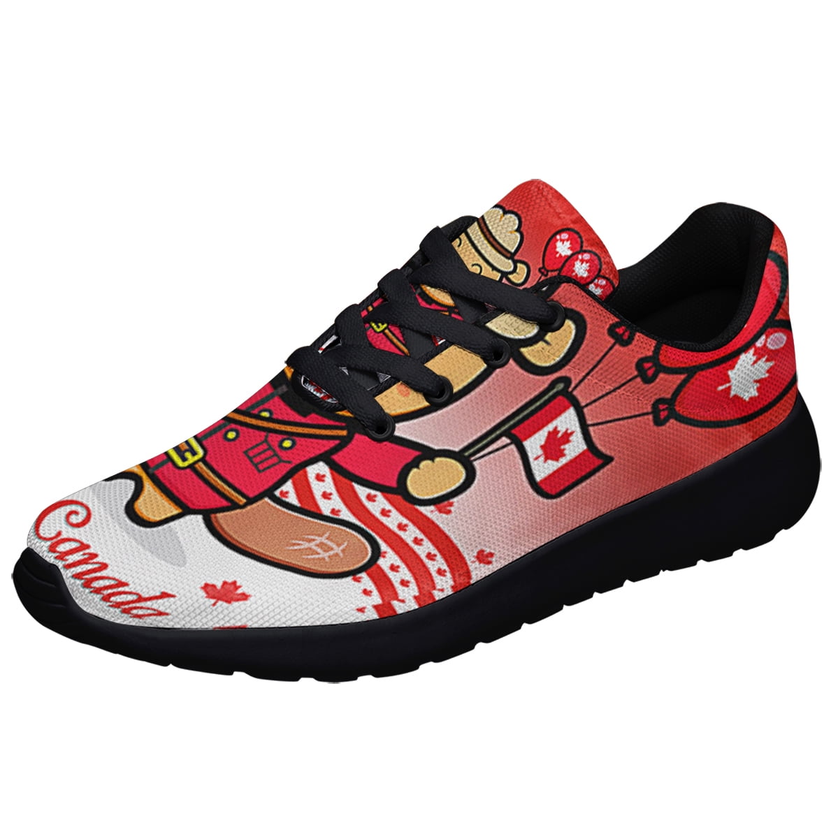 National of Canada Day Oh Canada Shoes Sneakers Black Size 11.5 ...