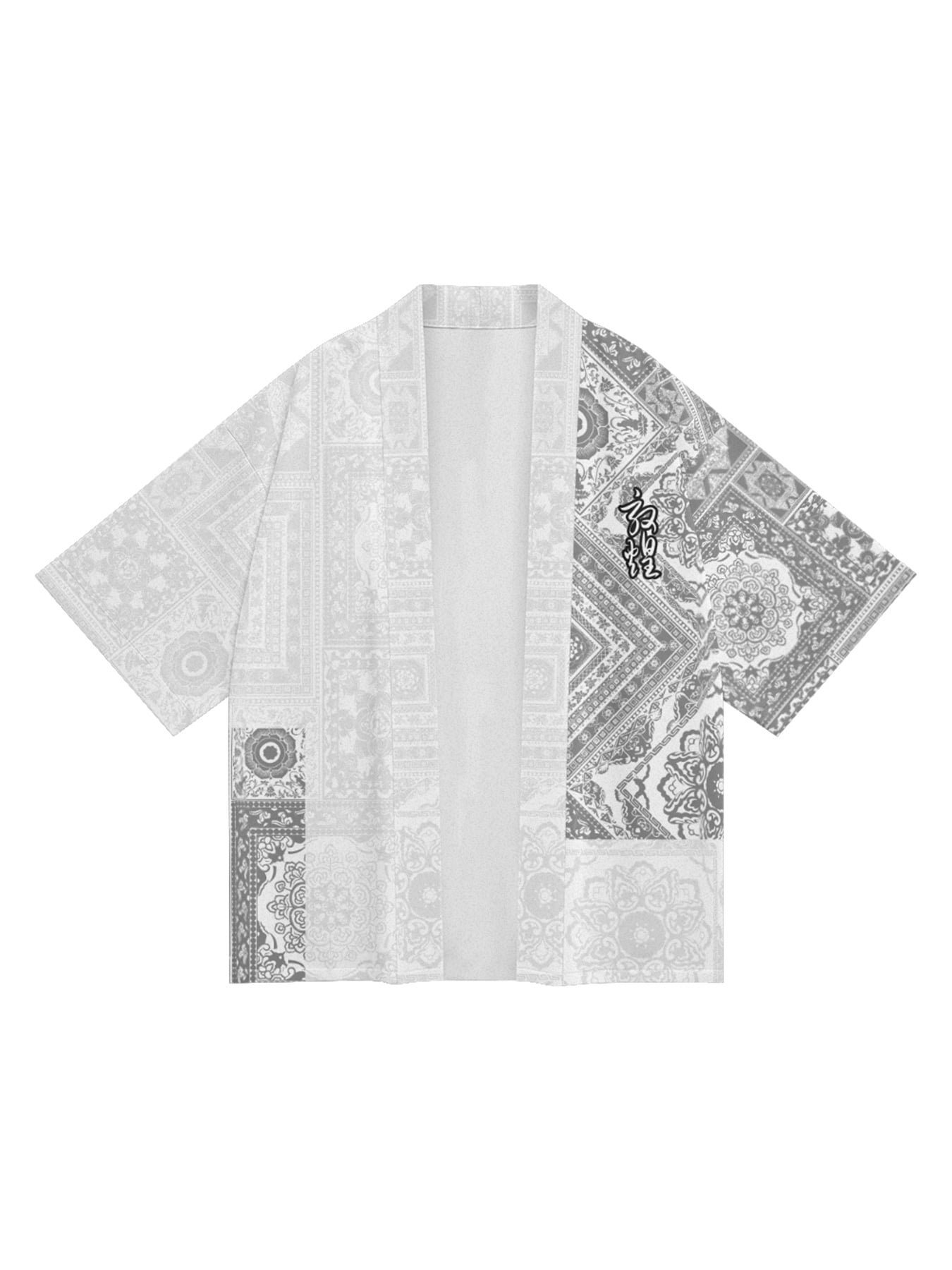 National tide Chinese traditional culture Dunhuang printed kimono ...