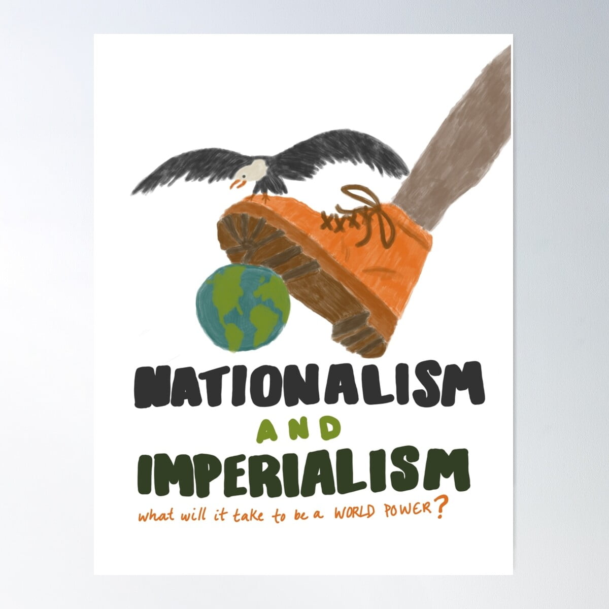 Nationalism And Imperialism Poster Wall Art, Modern Wall Decor For ...