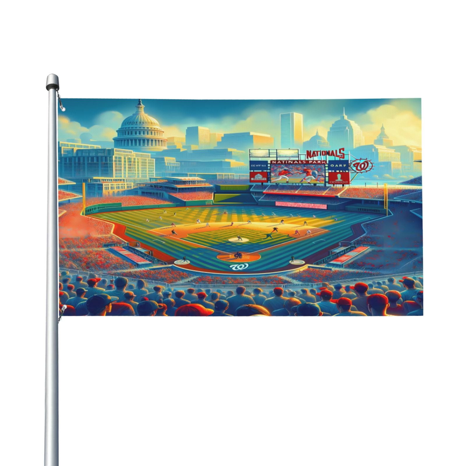 Nationals Baseball Team Custom Outdoor 3x5FT Decorative Flags, Easy to ...