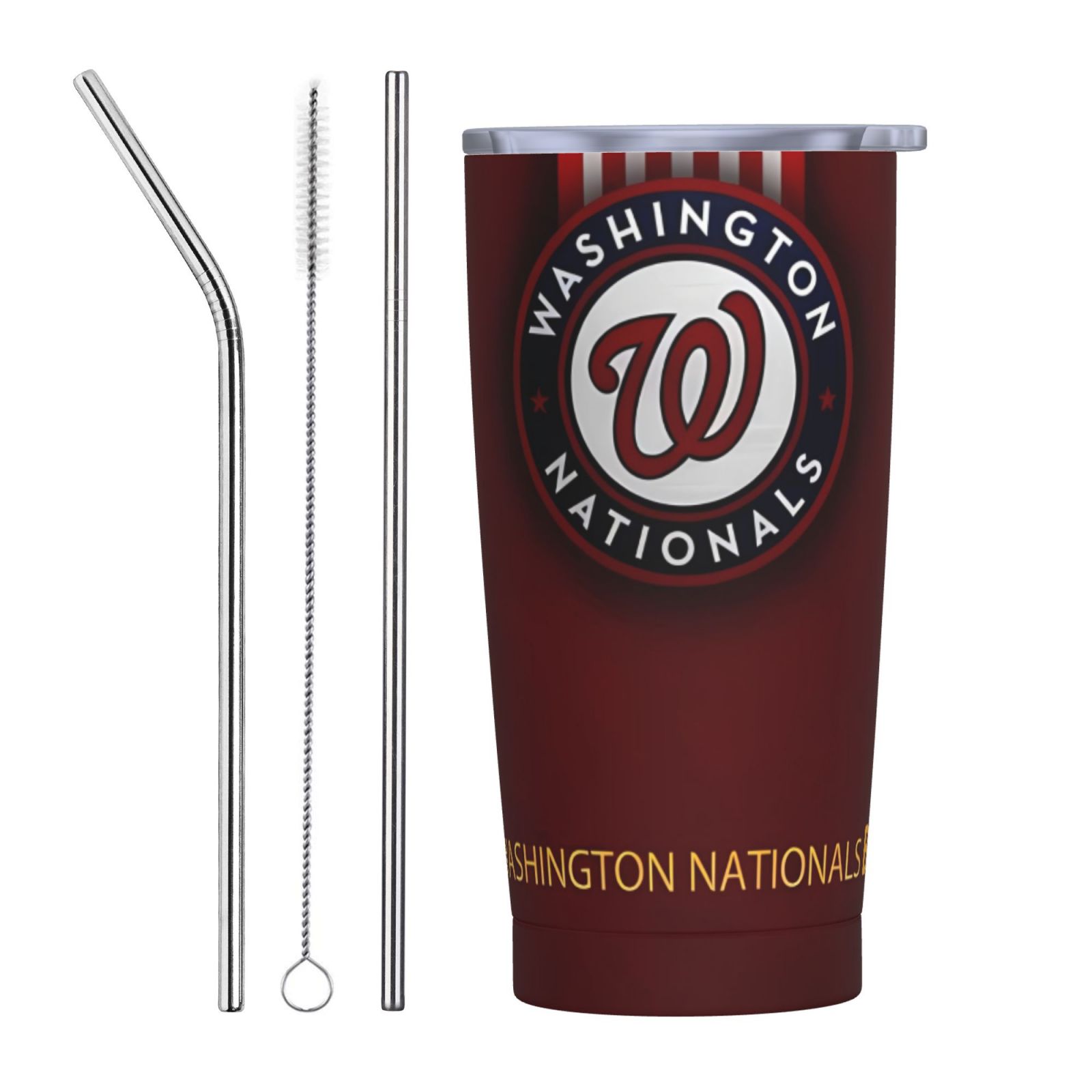 Nationals Baseball Team Customized 20oz Car Cup Stainless Steel Car ...