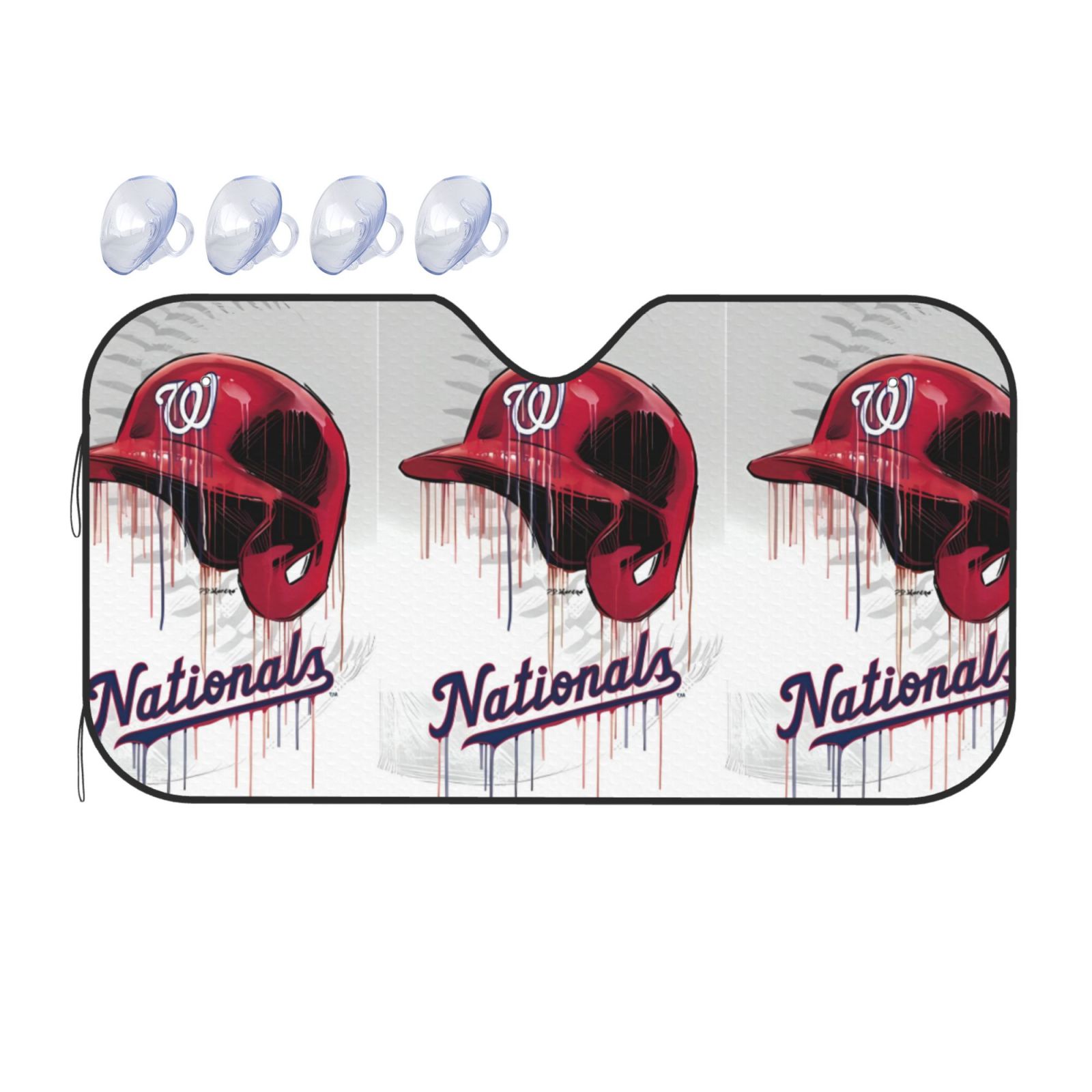 Nationals Car Windshield Sun Shade Foldable Front Windshield Shade for ...