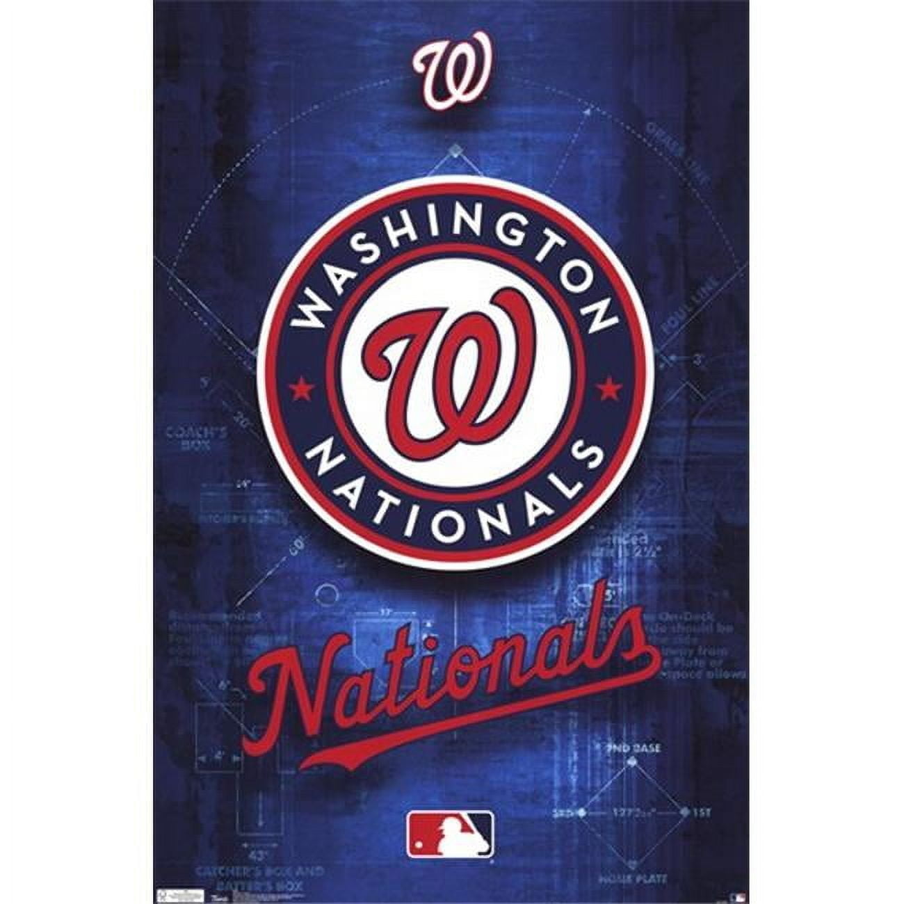 Nationals - Logo 11 - Poster - 22.5x34 - Walmart.com