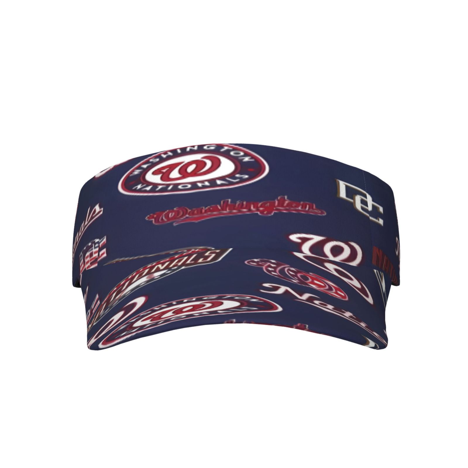 Nationals Team - Logo Polyester Sun Visor Cap Ins - Style Team Print ...