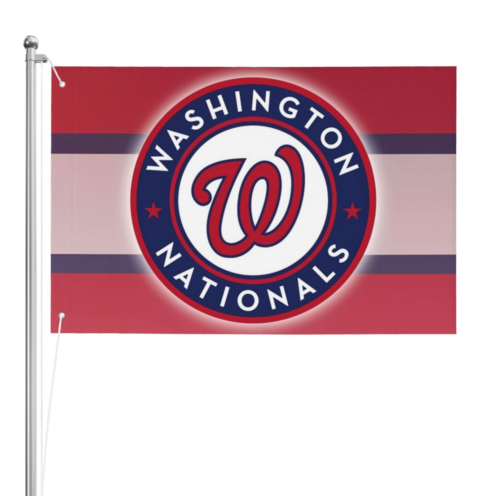 Nationals Three Layer personalized Double Sided Flag Football Fans ...
