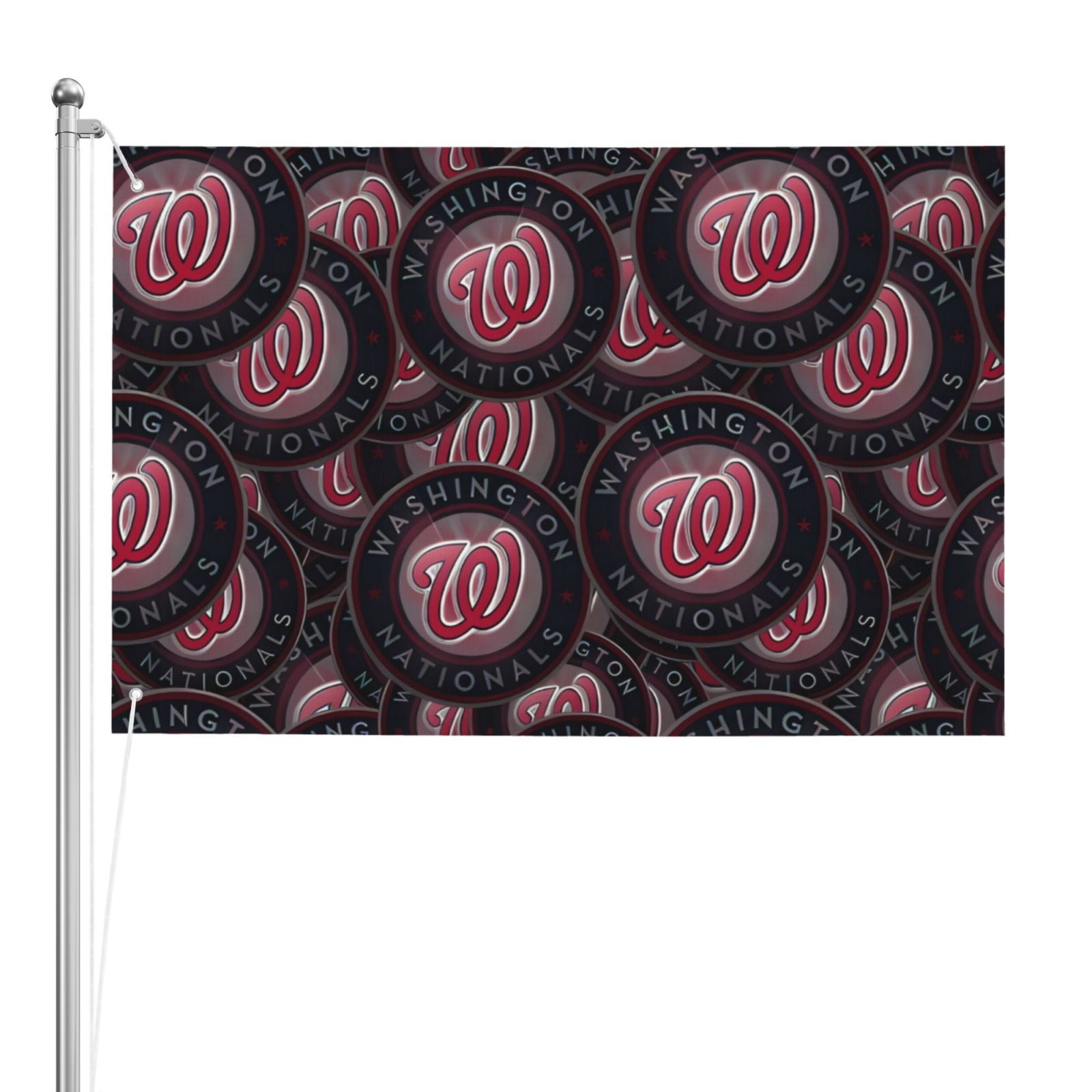 Nationals Three Layer personalized Double Sided Flag Football Fans ...