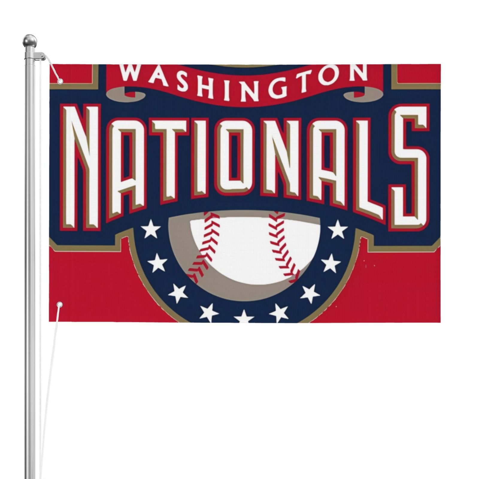 Nationals Three Layer personalized Double Sided Flag Football Fans ...