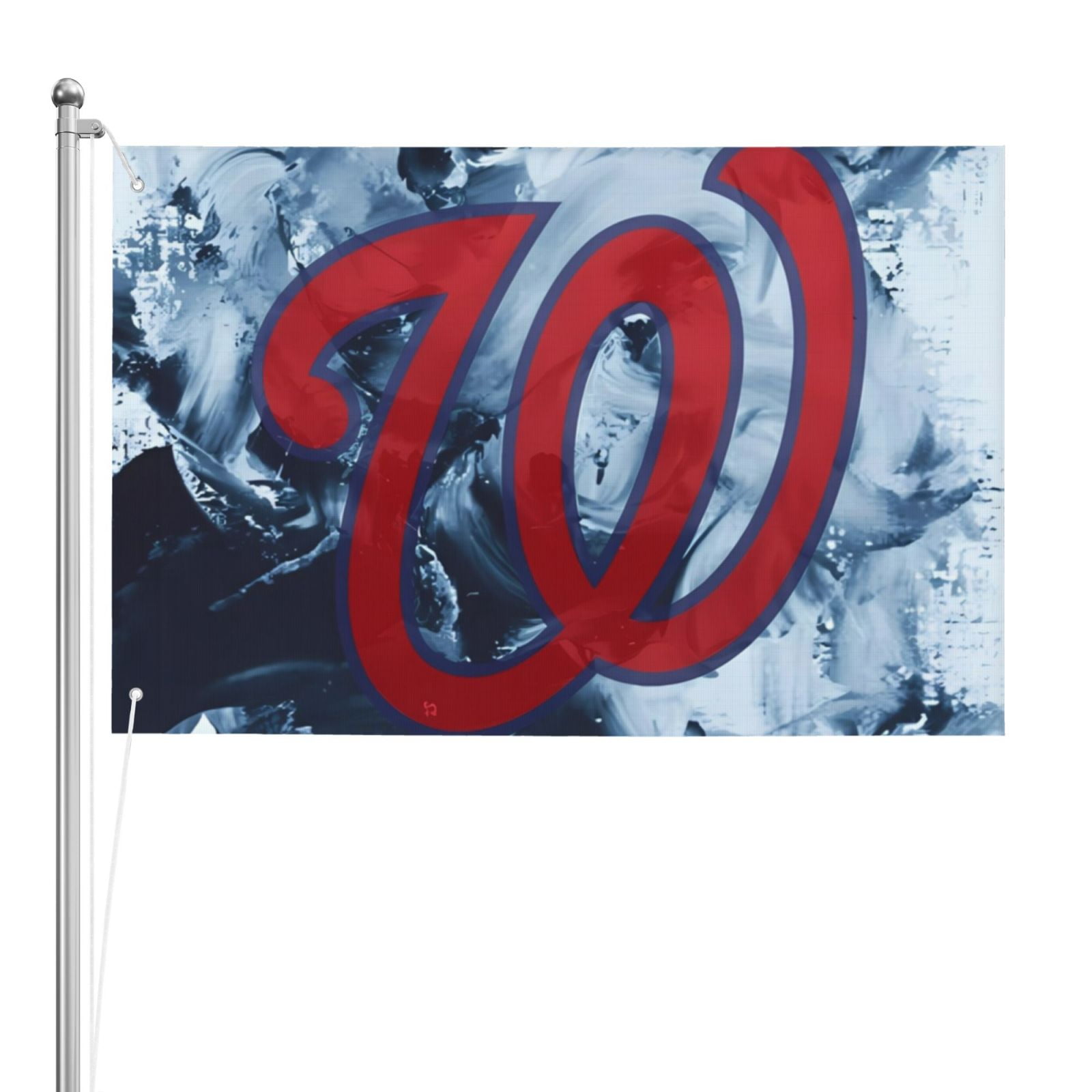 Nationals Three Layer personalized Double Sided Flag Football Fans ...