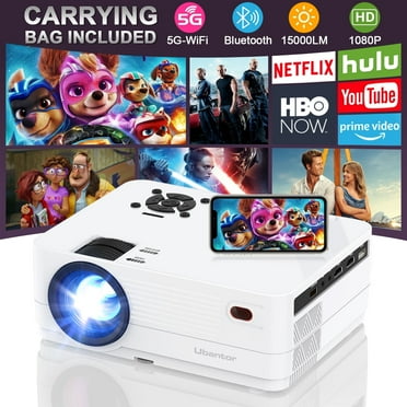 onn. 720P HD LCD Home Theater Projector with 6' HDMI Cable, Black ...