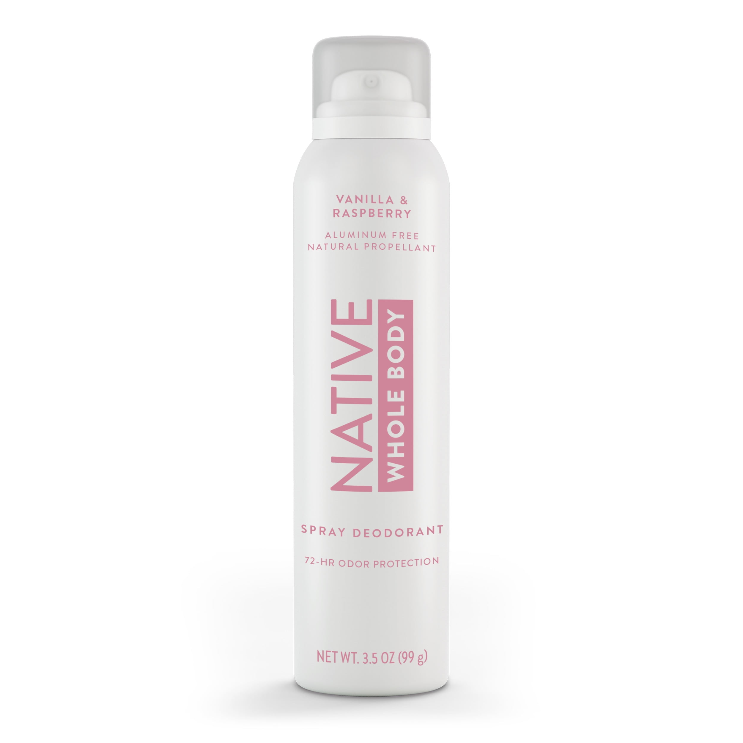 Native Aluminum Free Whole Body Deodorant Spray, Vanilla & Raspberry ...