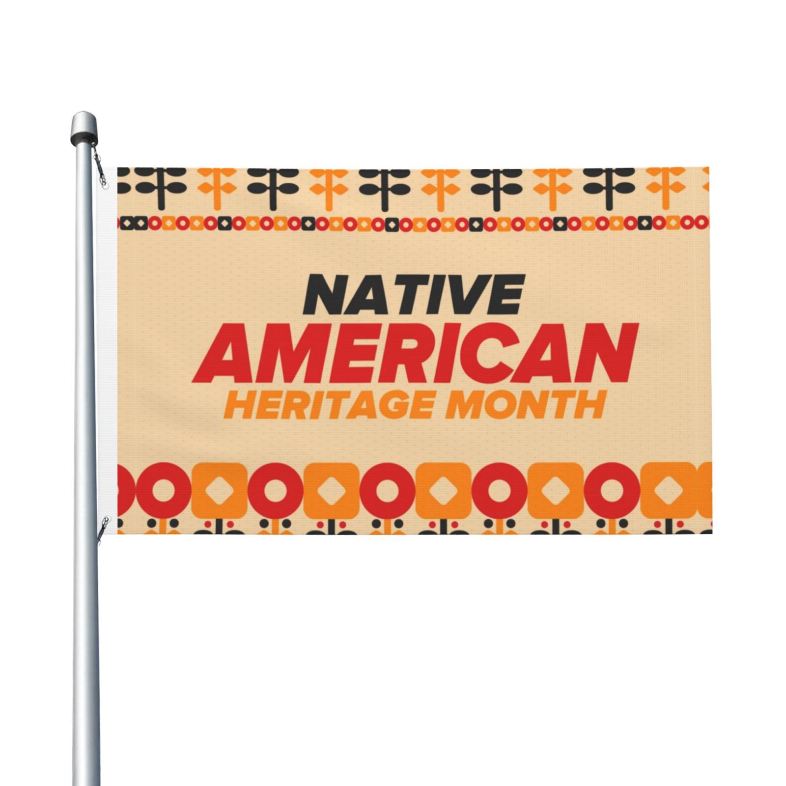 Native Ame-rican Heritage Month Flag 3x5 Ft Double-Sided Flag Outdoor ...