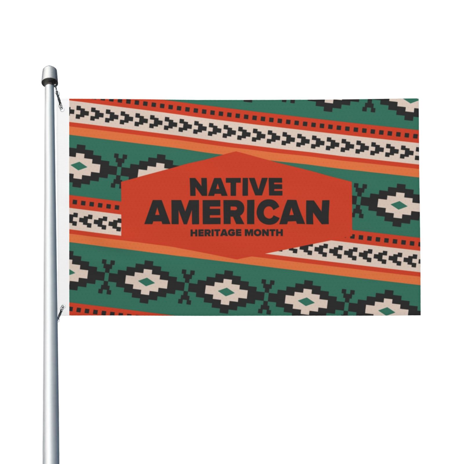 Native Ame-rican Heritage Month Flag 3x5 Ft Double-Sided Flag Outdoor ...