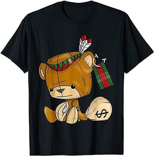 Native American Bear Shirt Hustle Spirit Gift Tag Edition T-Shirt ...