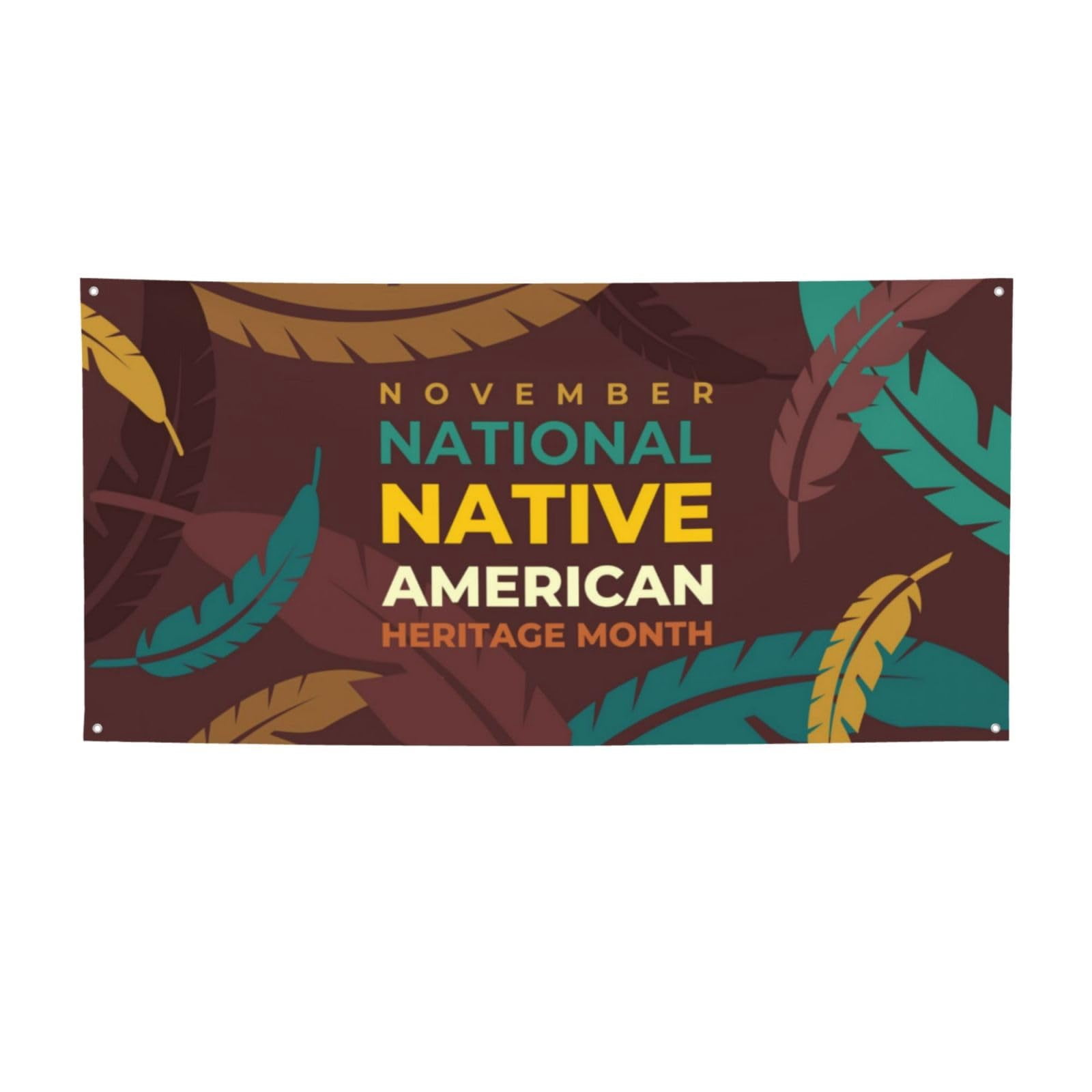 Native American Heritage Month Indigenous Pride Backdrops Holiday Party ...