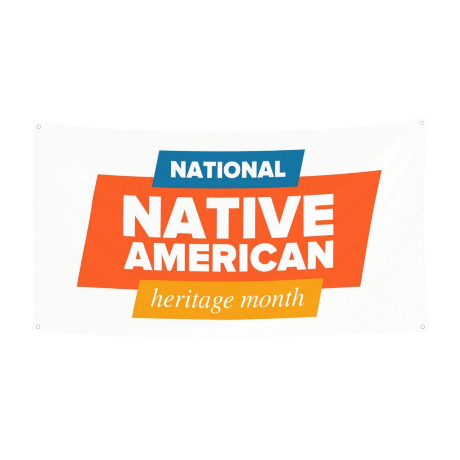 Native American Heritage Month Indigenous Pride Banner Backdrop Flag ...