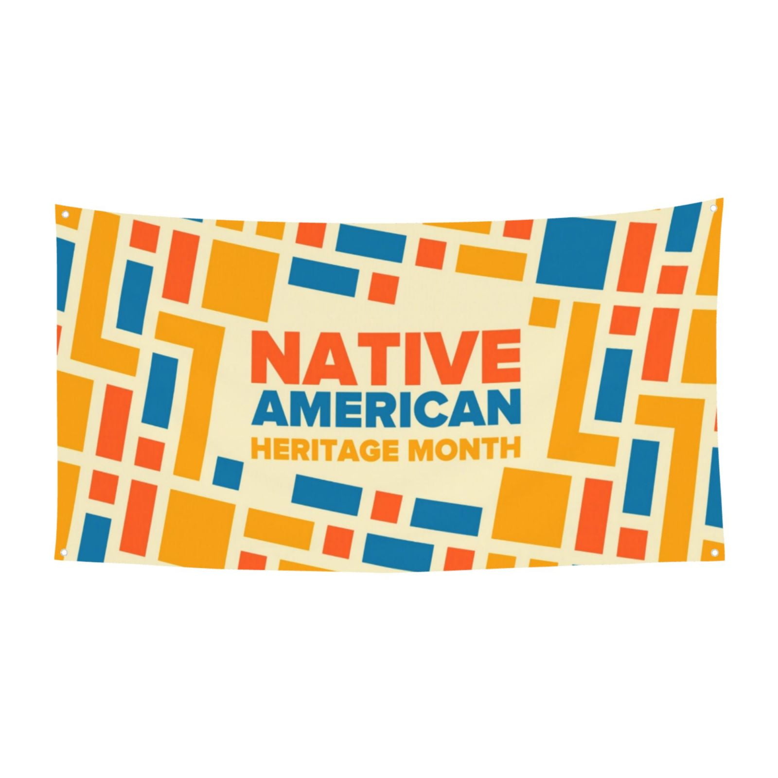Native American Heritage Month Indigenous Pride Banner Backdrop Flag ...