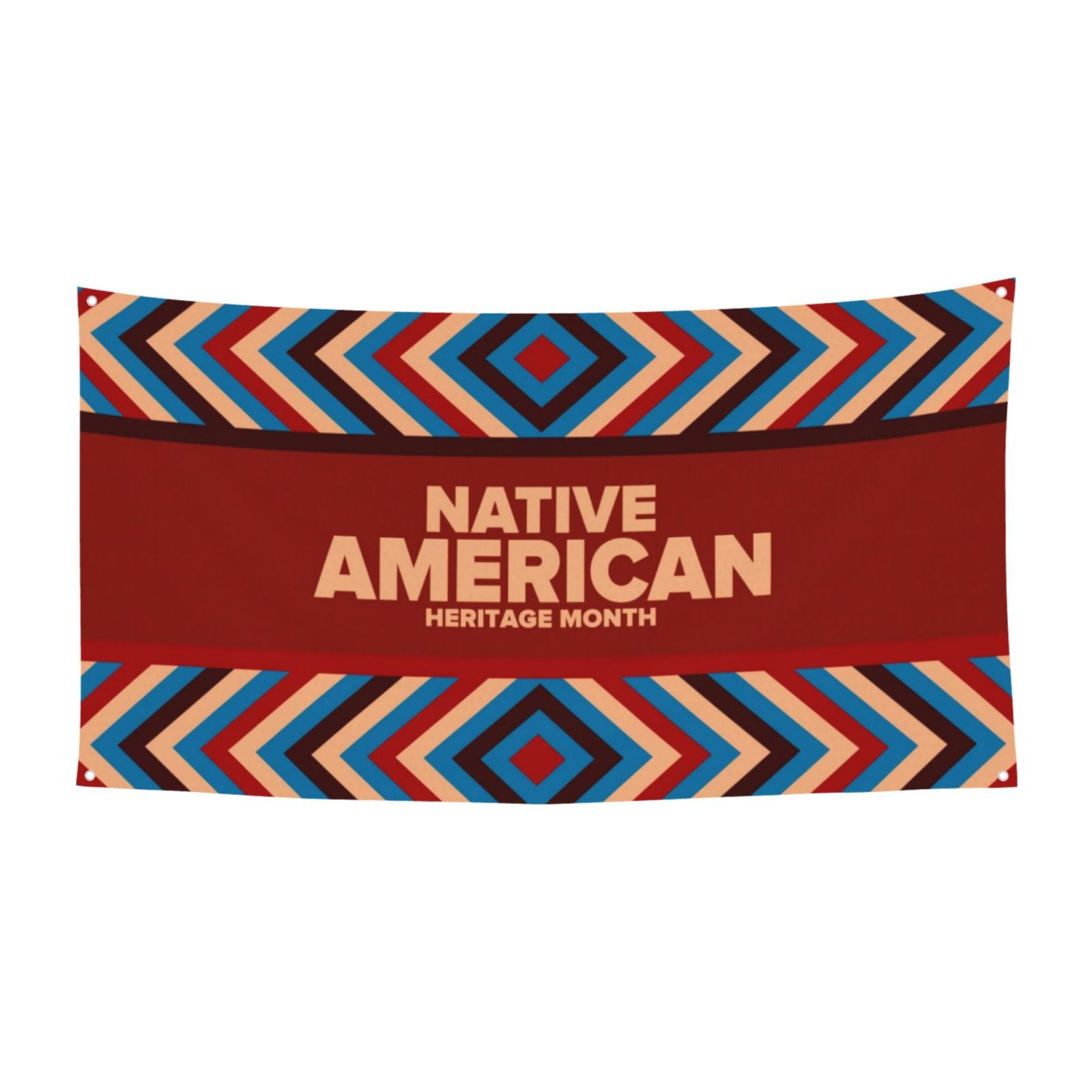 Native American Heritage Month Indigenous Pride Banner Backdrop Flag ...