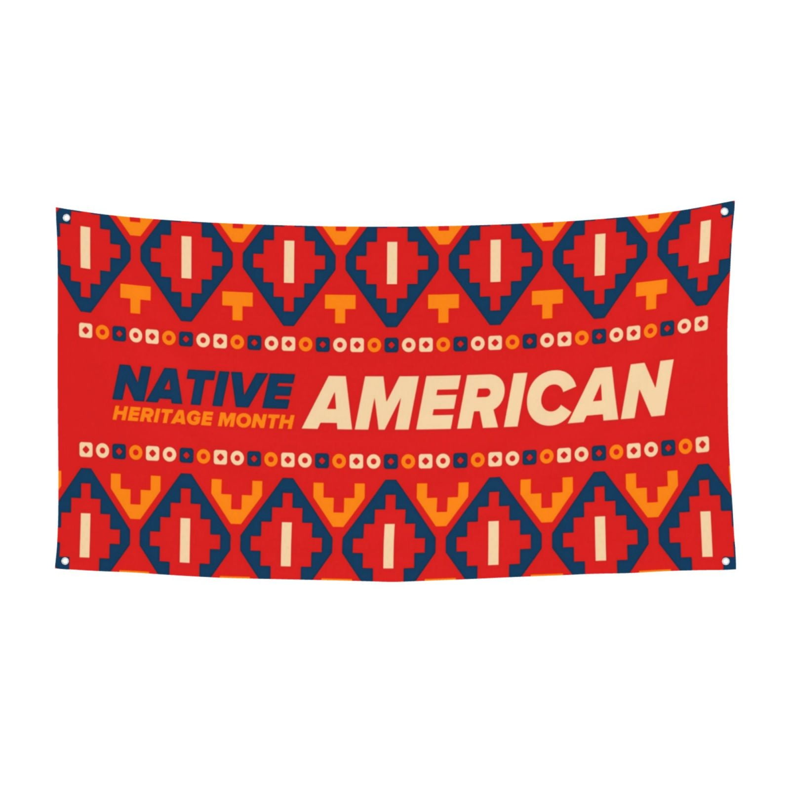 Native American Heritage Month Indigenous Pride Banner Backdrop Flag ...