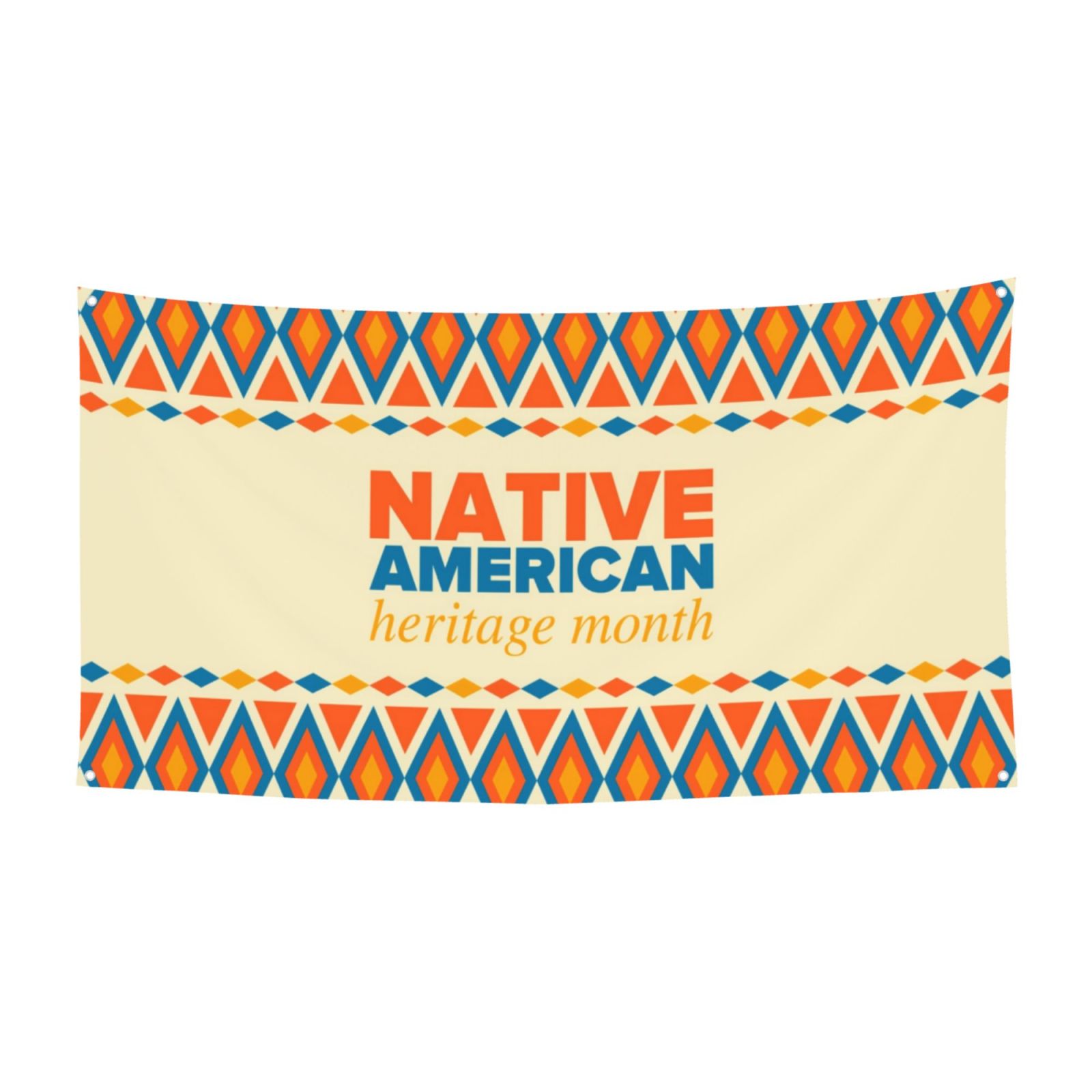 Native American Heritage Month Indigenous Pride Banner Backdrop Flag ...