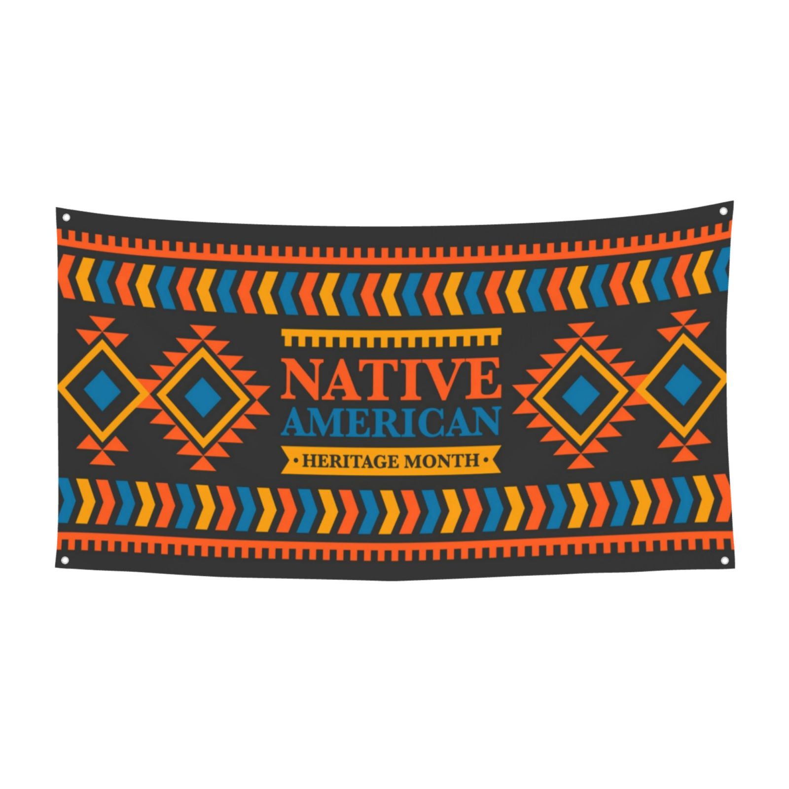 Native American Heritage Month Indigenous Pride Banner Backdrop Flag ...