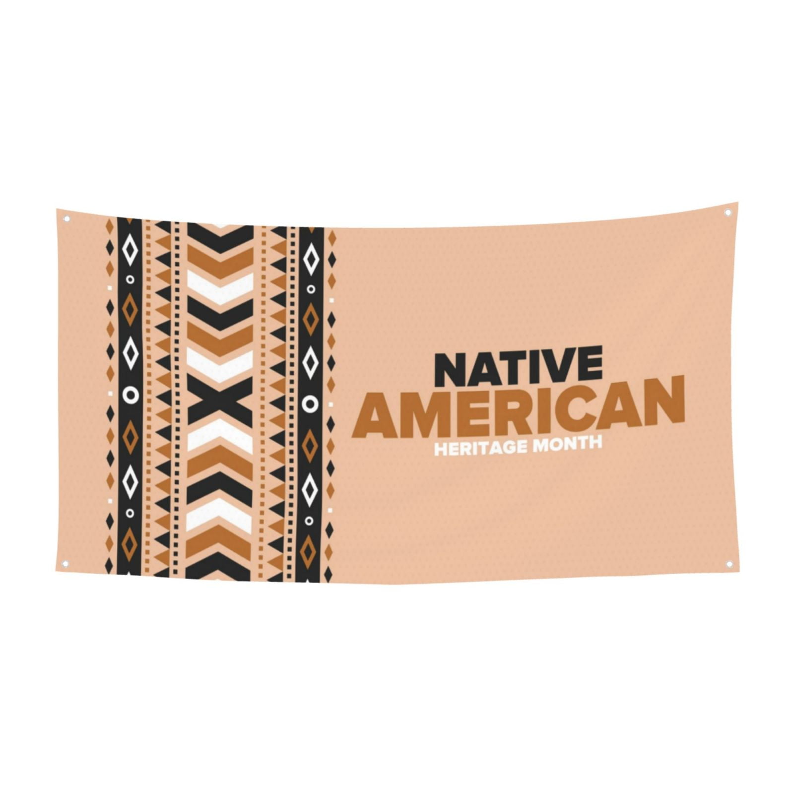 Native American Heritage Month Indigenous Pride Banner Backdrop Flag ...