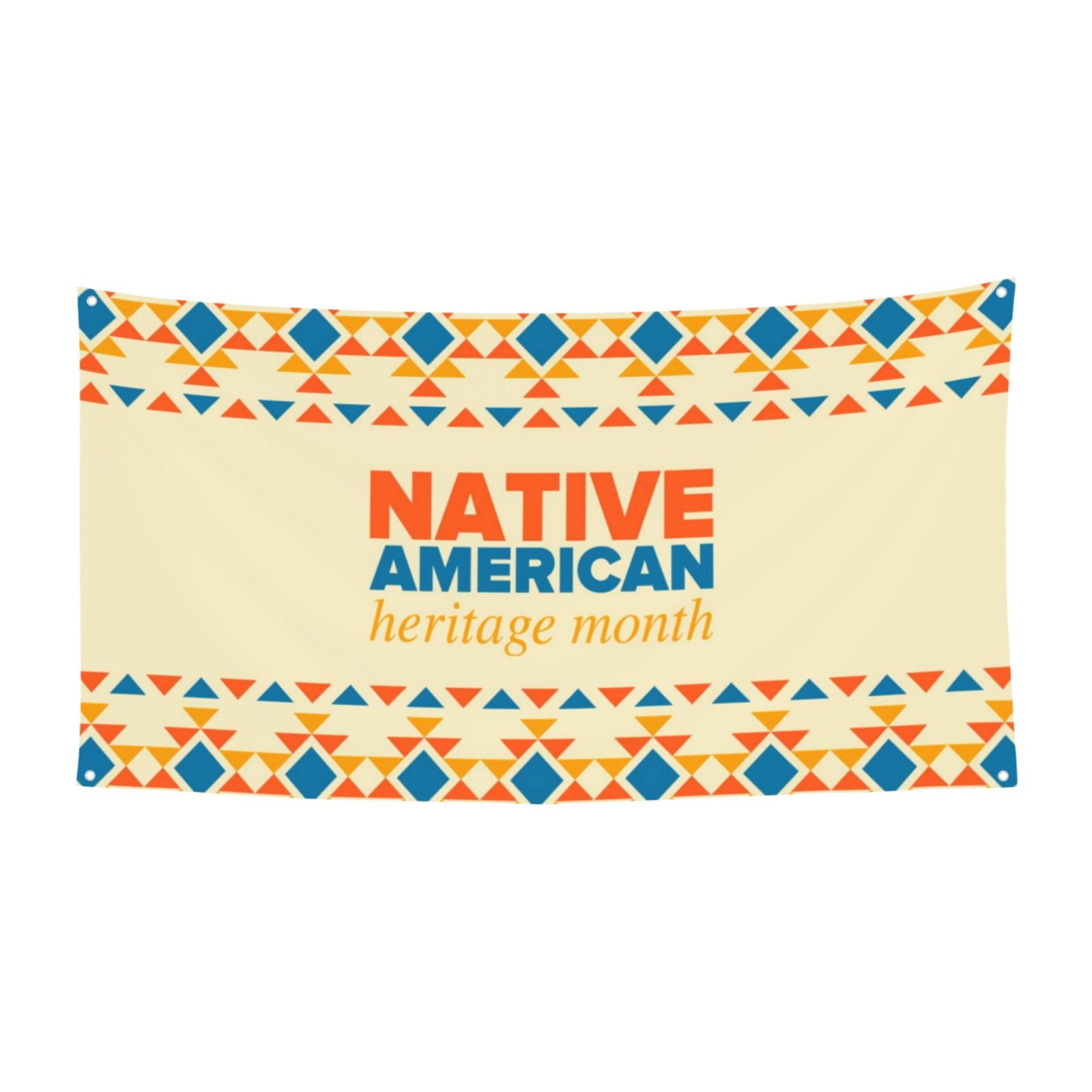 Native American Heritage Month Indigenous Pride Banner Backdrop Flag ...