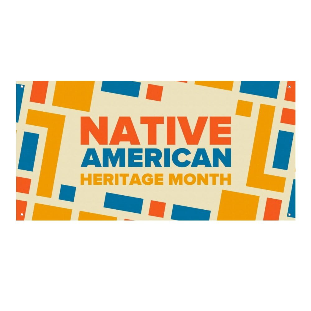 Native American Heritage Month Indigenous Pride Banner Flag Photography ...