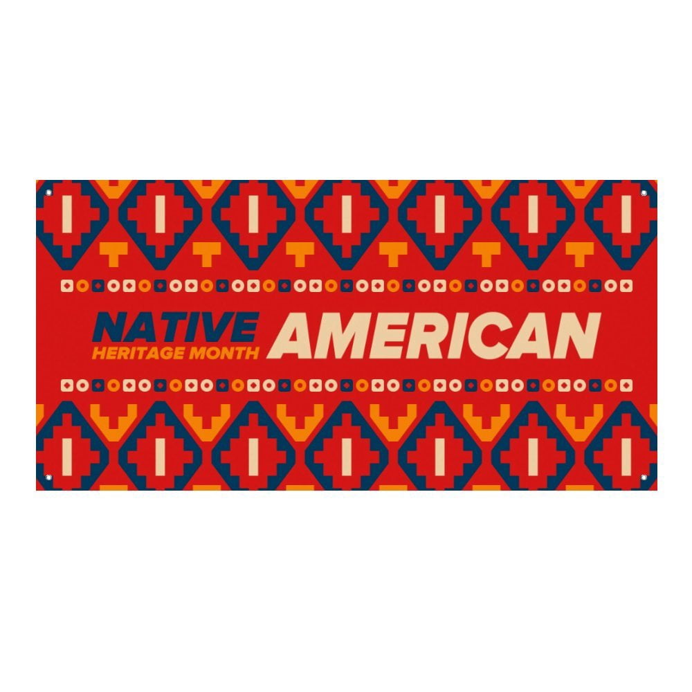 Native American Heritage Month Indigenous Pride Banner Flag Photography ...