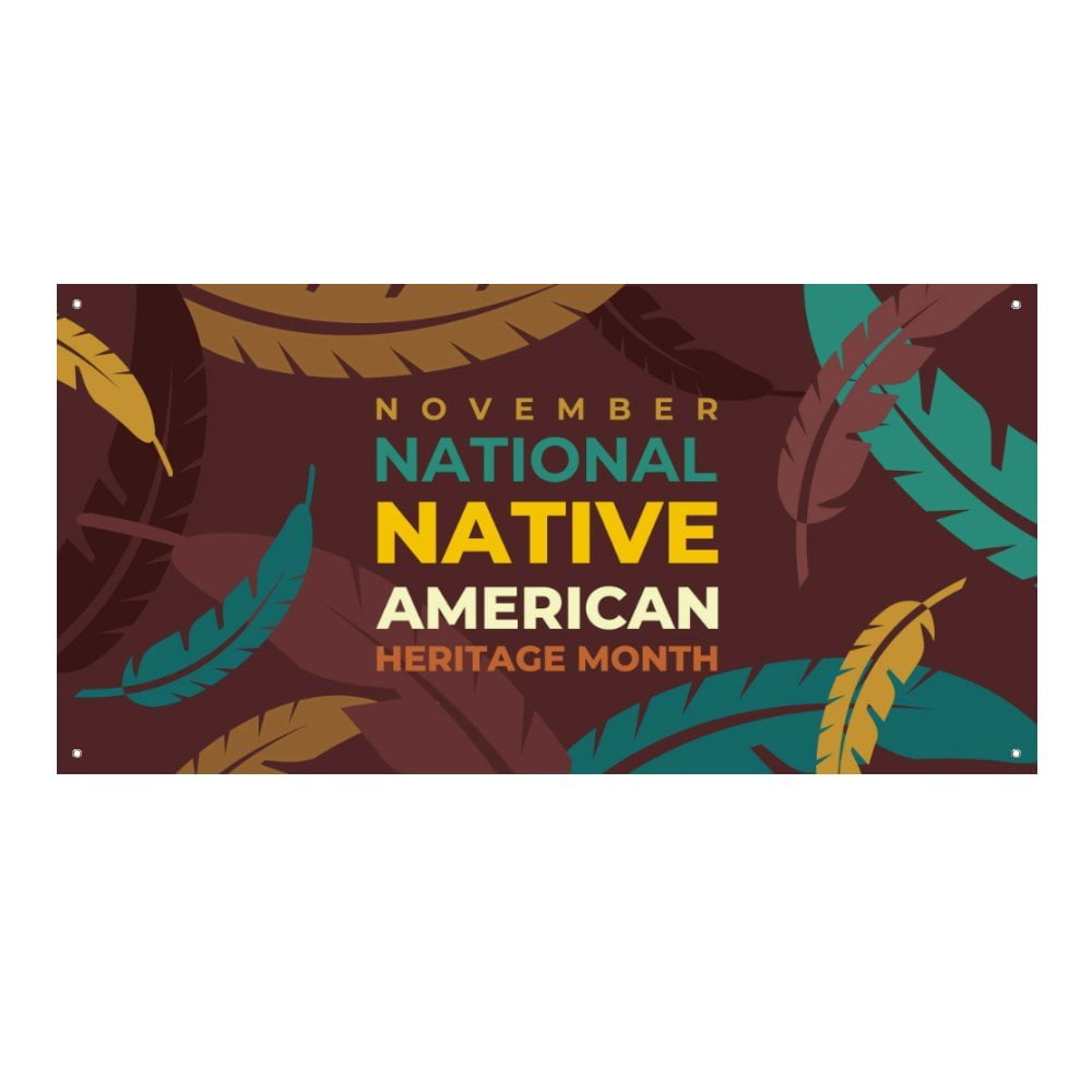 Native American Heritage Month Indigenous Pride Banner Flag Photography ...