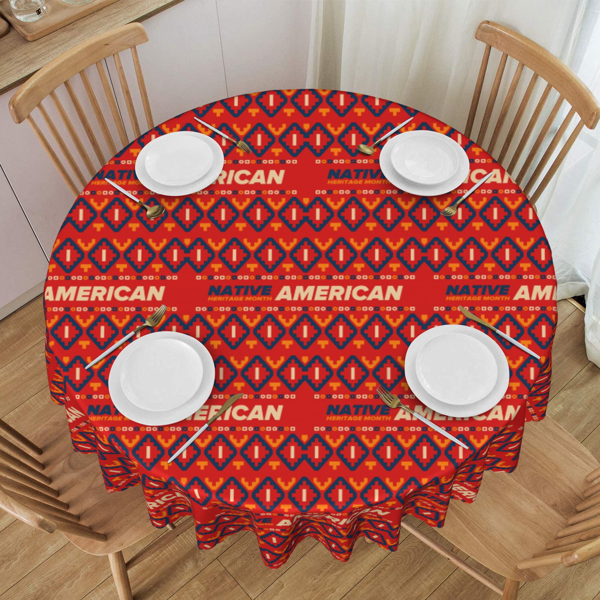 Native-American Heritage Month Indigenous Pride Circular Tablecloth ...